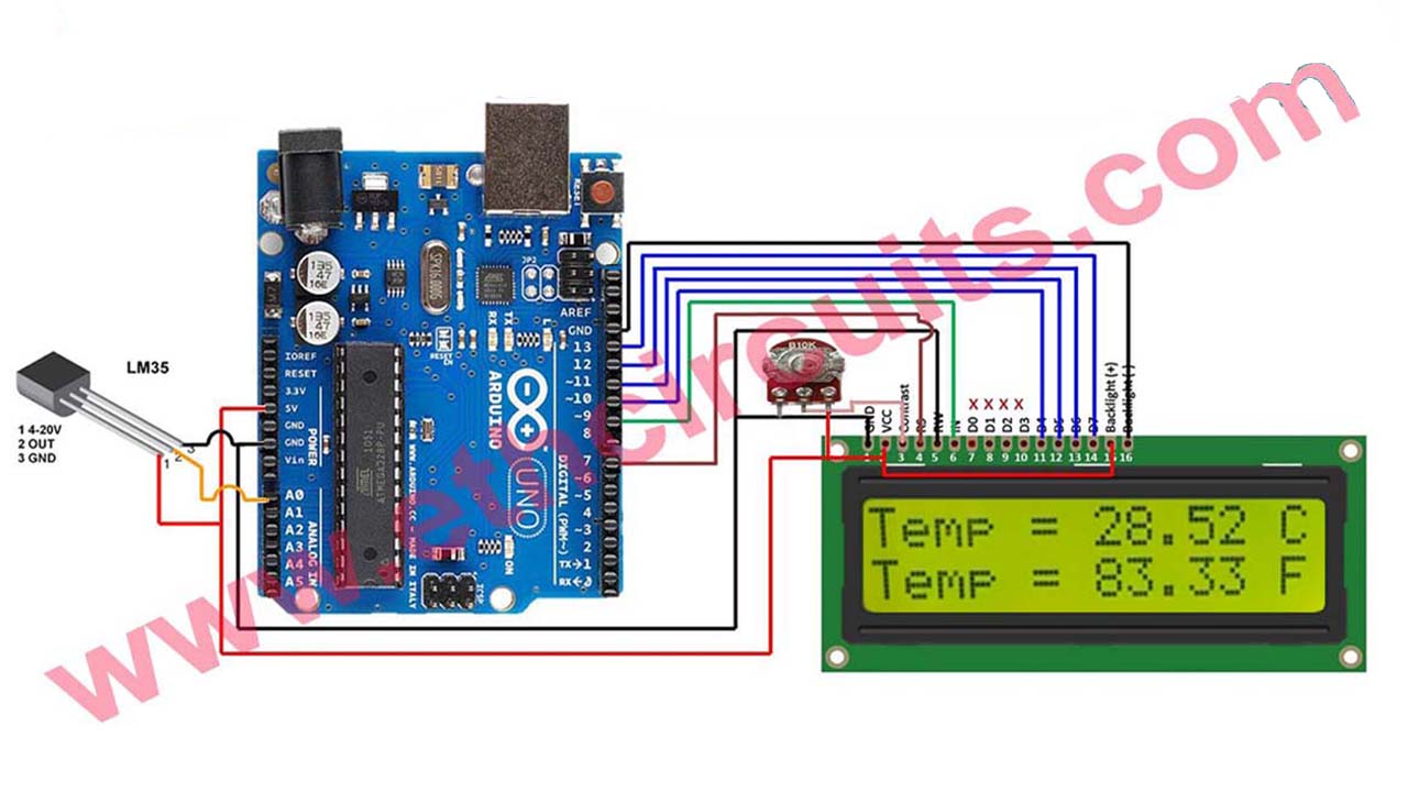 How To Make an Easy Arduino Temperature Sensor With LM35